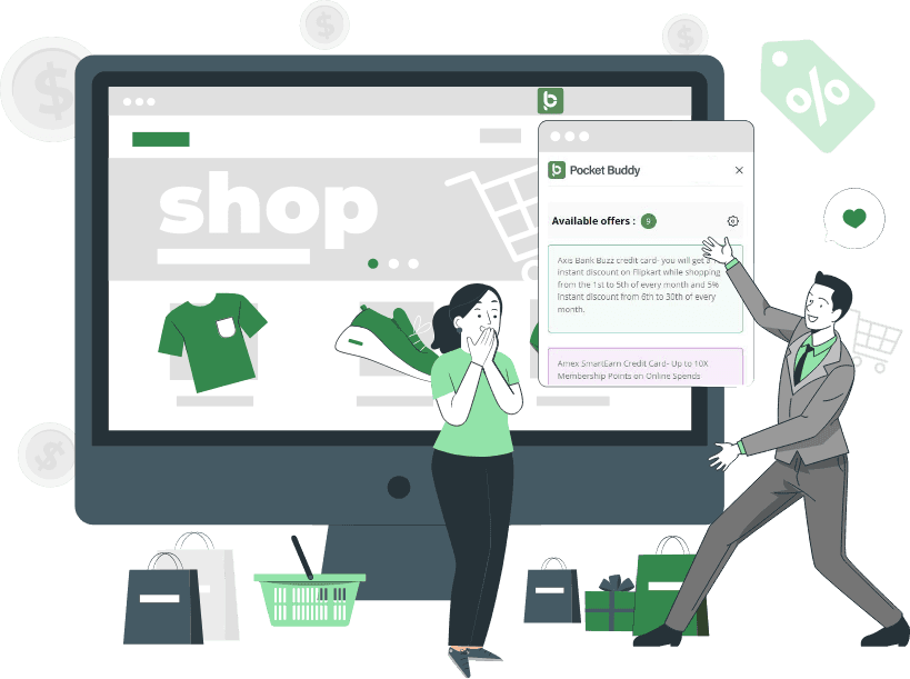 Pocket Buddy: Maximize Credit Card Points while shopping online